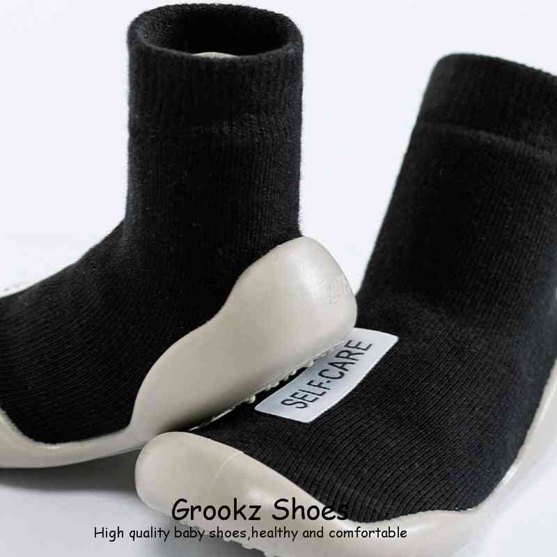Premium Baby Sock Shoes - Black – Grookz Shoes