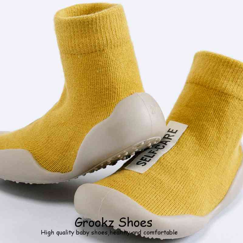 Premium Baby Sock Shoes - Yellow – Grookz Shoes